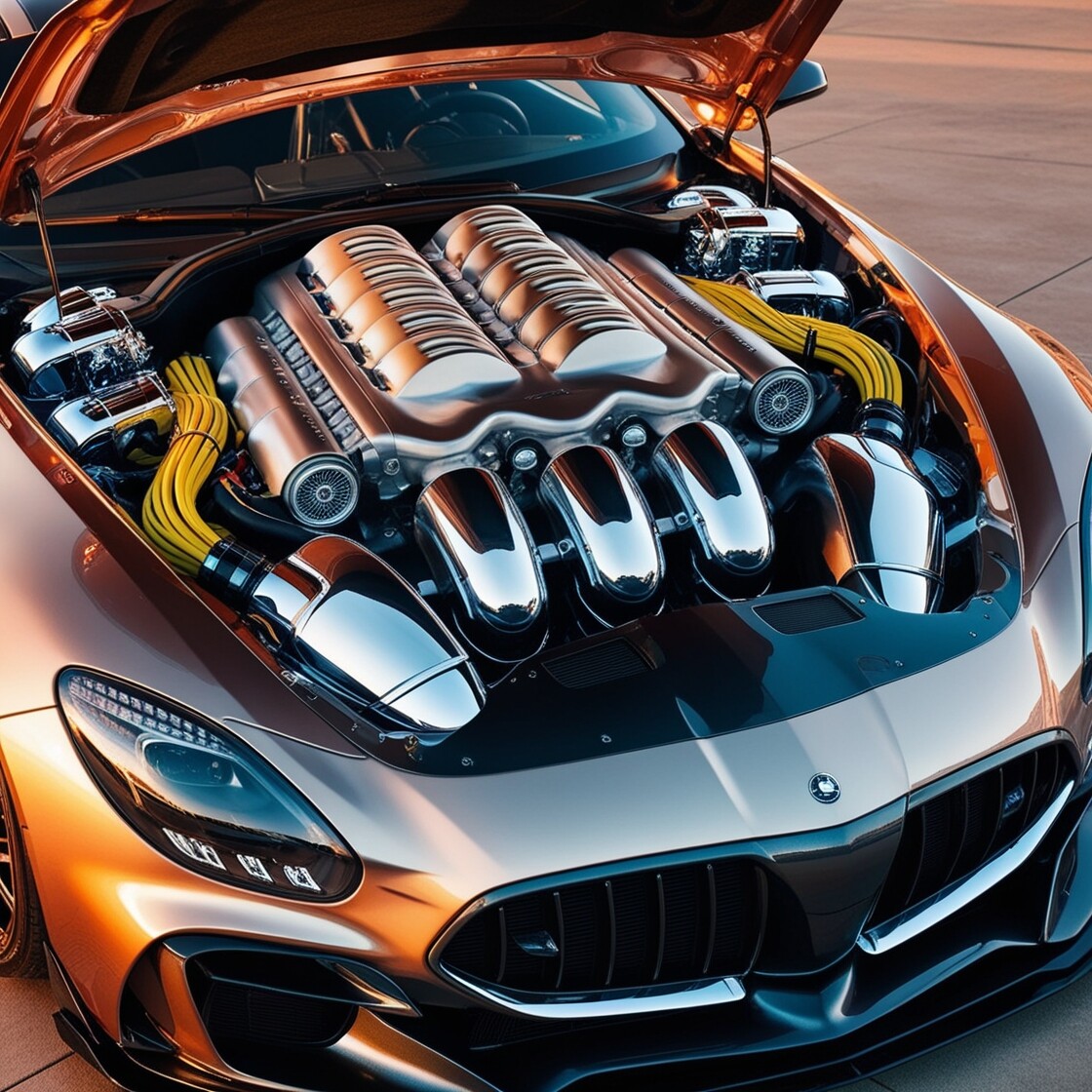 ArtStation - Design FTS Motor v12 Baseado em Turbina de Avião