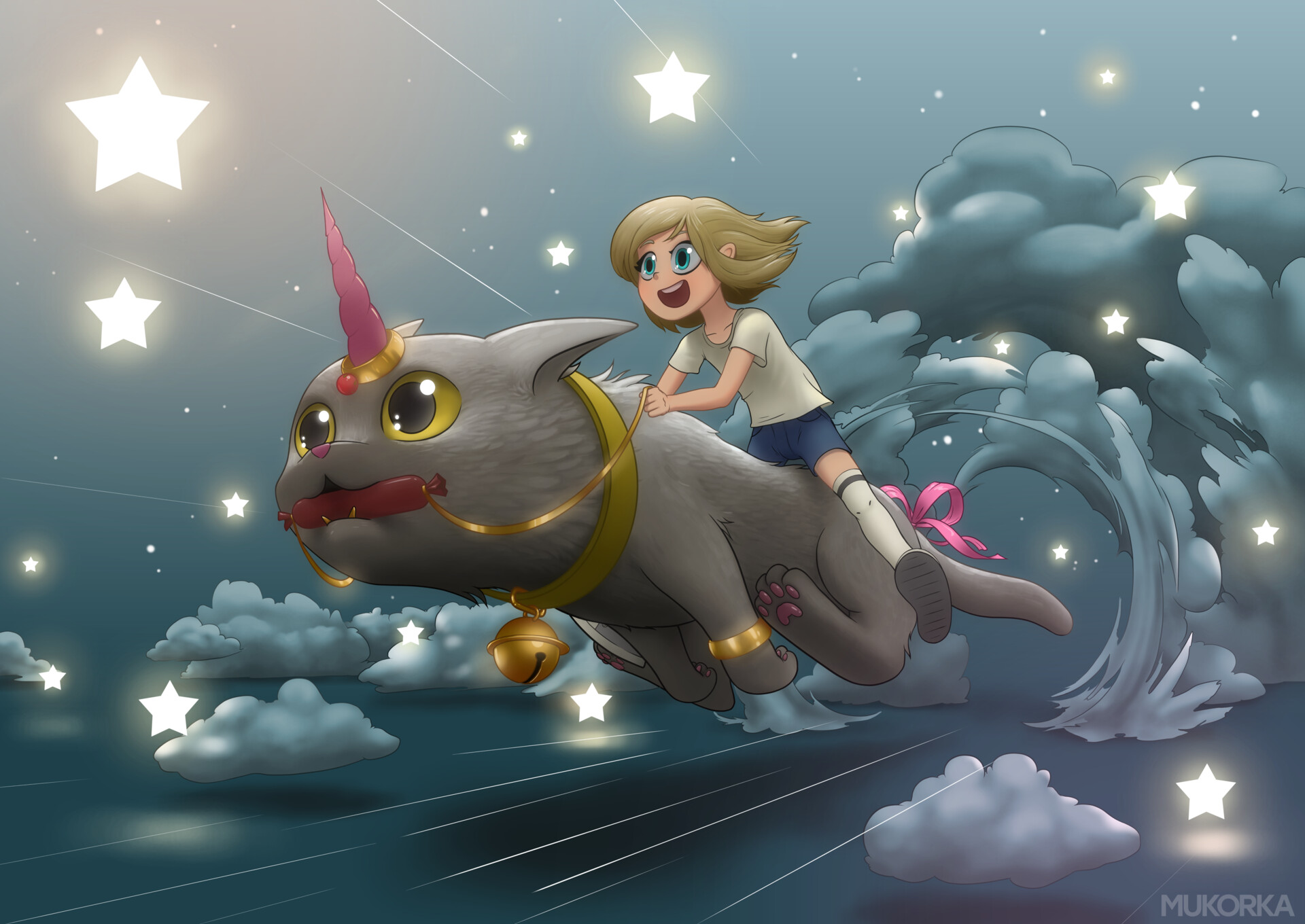 ArtStation - Breaking through the clouds