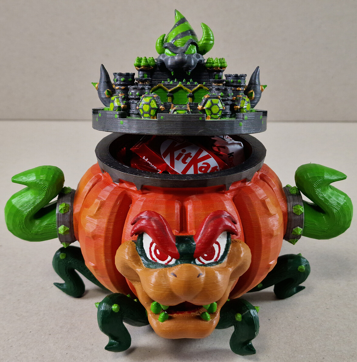 ArtStation - Bowser Halloween Pumpkin Bowl- Super Mario Bros. Wonder
