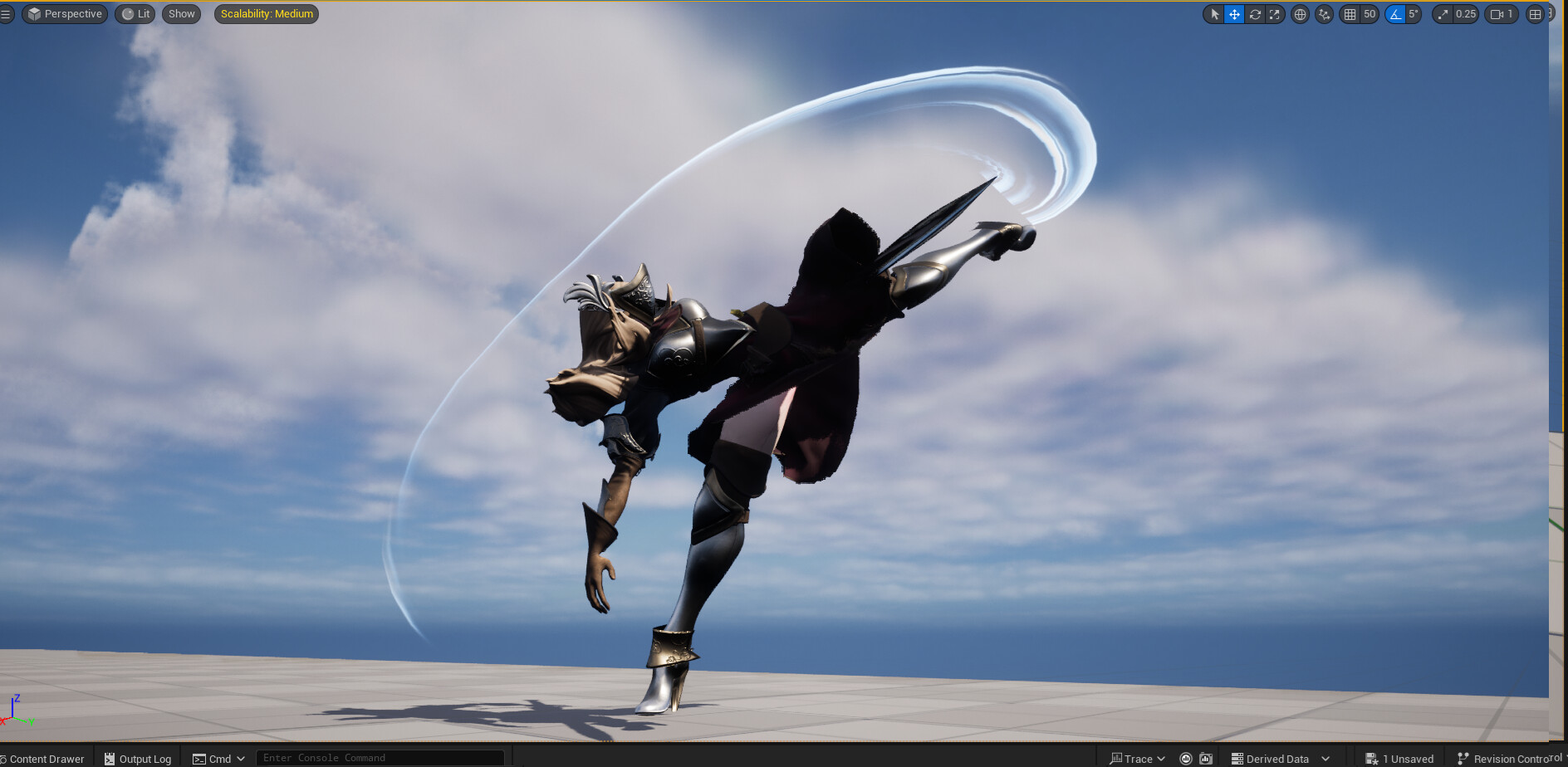 RoyalSkies - UE5: Sword Slash VFX Promo