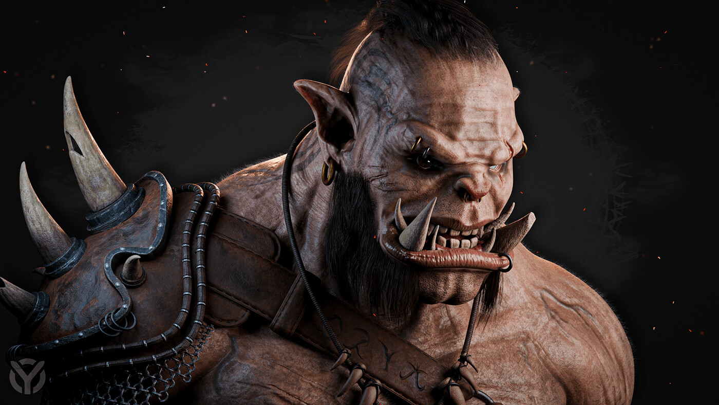 ArtStation - Orc Bust