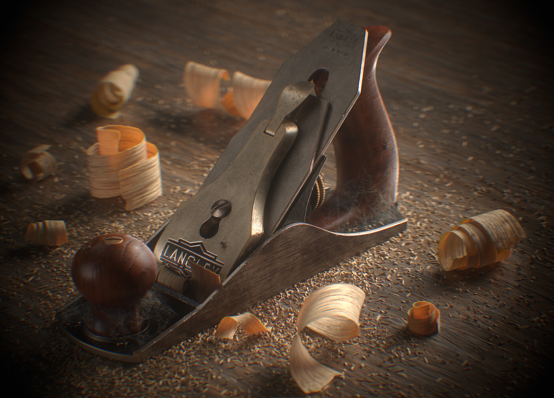 ArtStation - Wood Plane Study