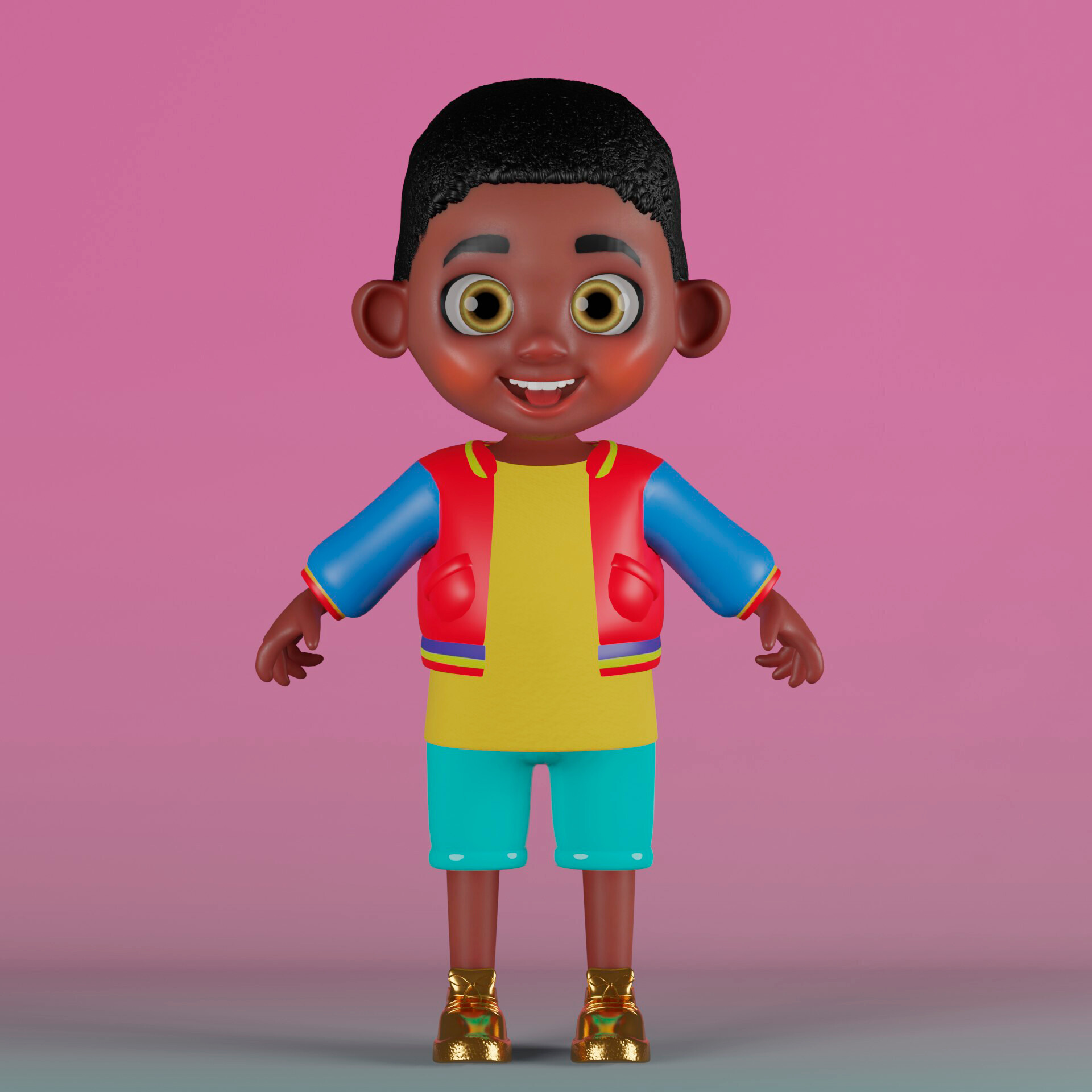 ArtStation - Afro Boy (3D)