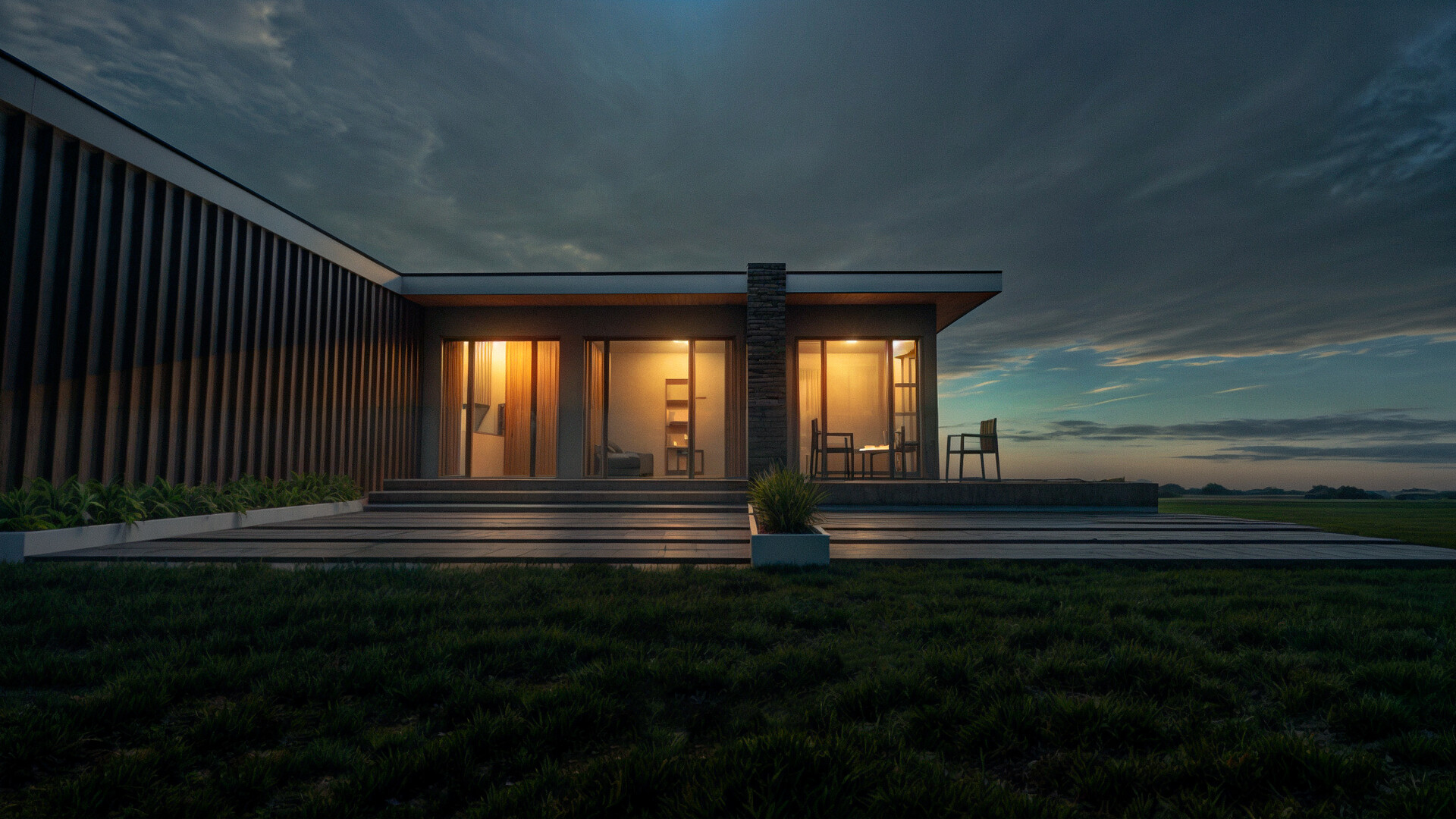 ArtStation - Flatland house