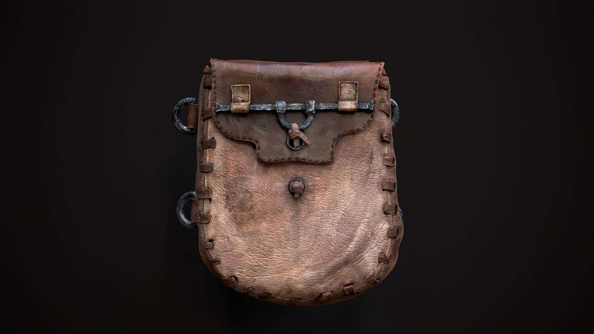 Alex Nester - Leather Pouch (Medieval Bag)