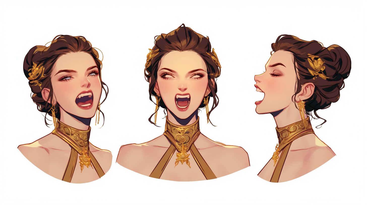 Concept Art - +300 Royal Queen Sketch Reference(4k)