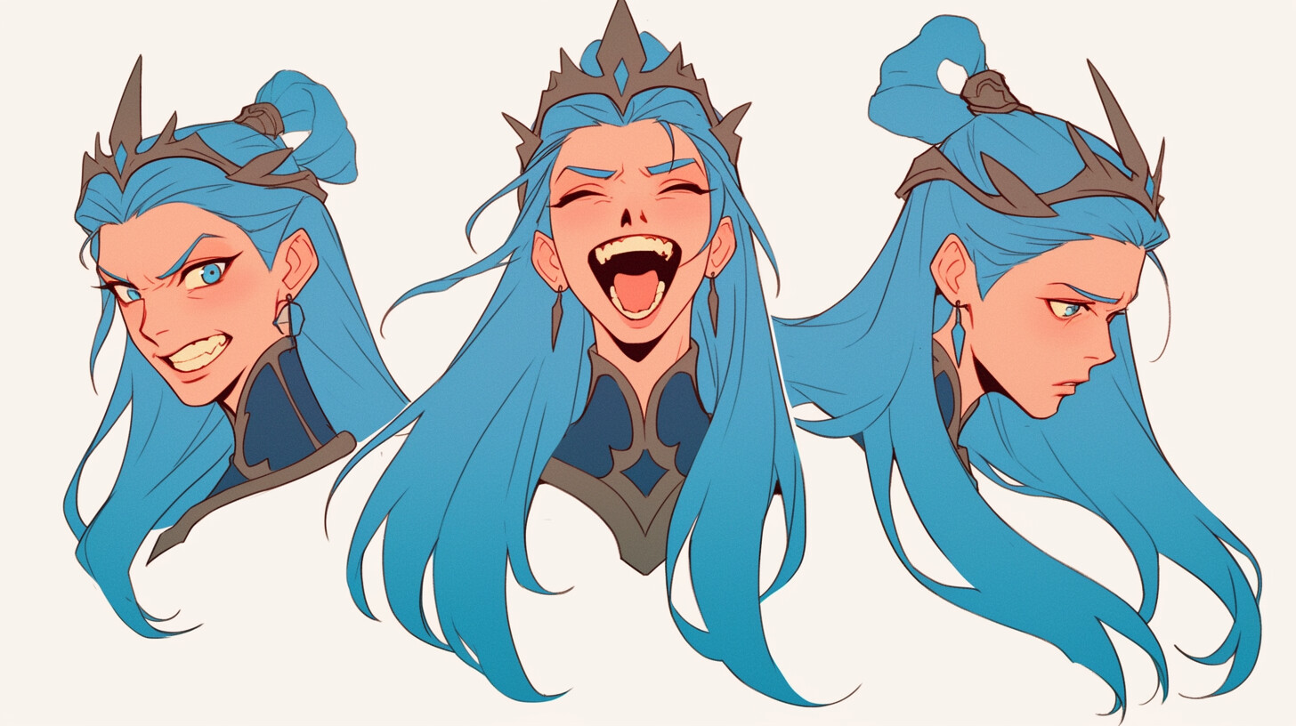 Concept Art - +300 Royal Queen Sketch Reference(4k)