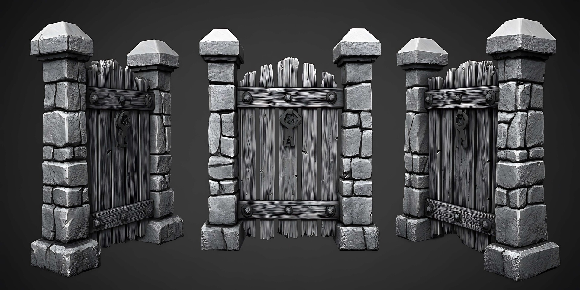 3D Head Sculpt References in 4K - Tika Art - +300 Medieval Gate ...