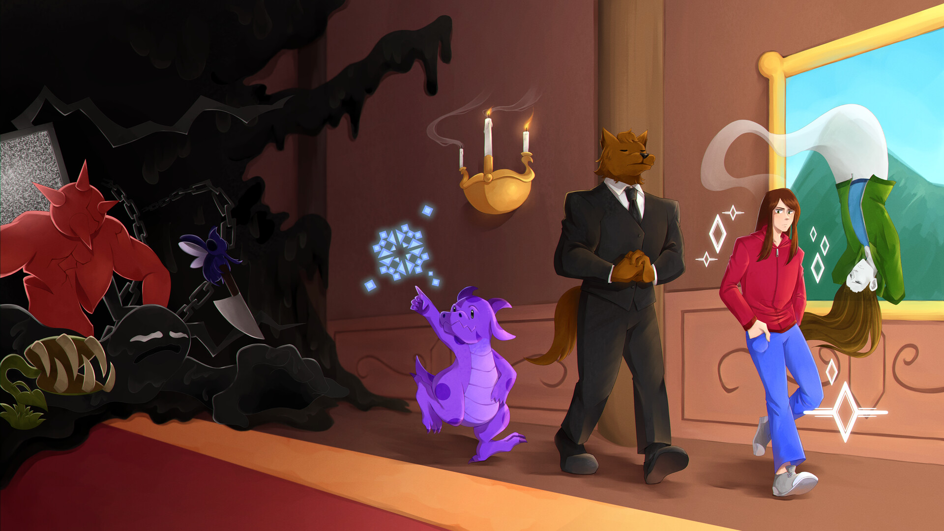 ArtStation - Looking Inward - Key Art