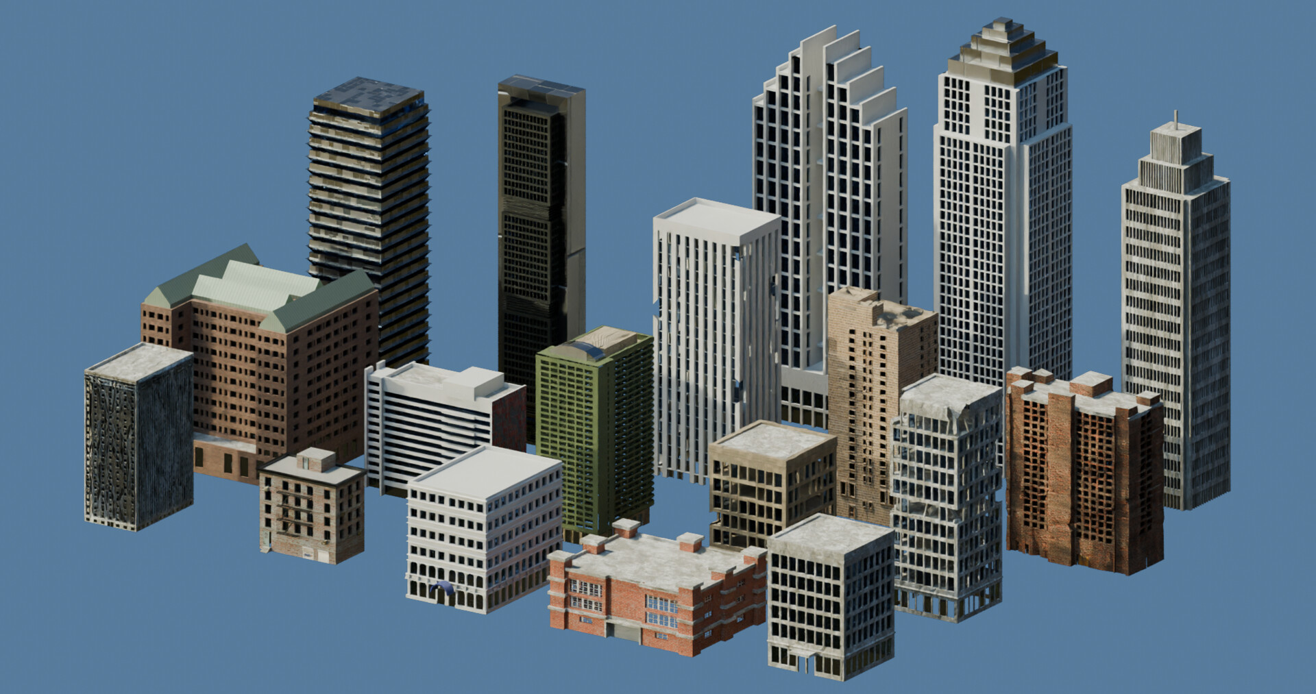 ArtStation - 18 Buildings