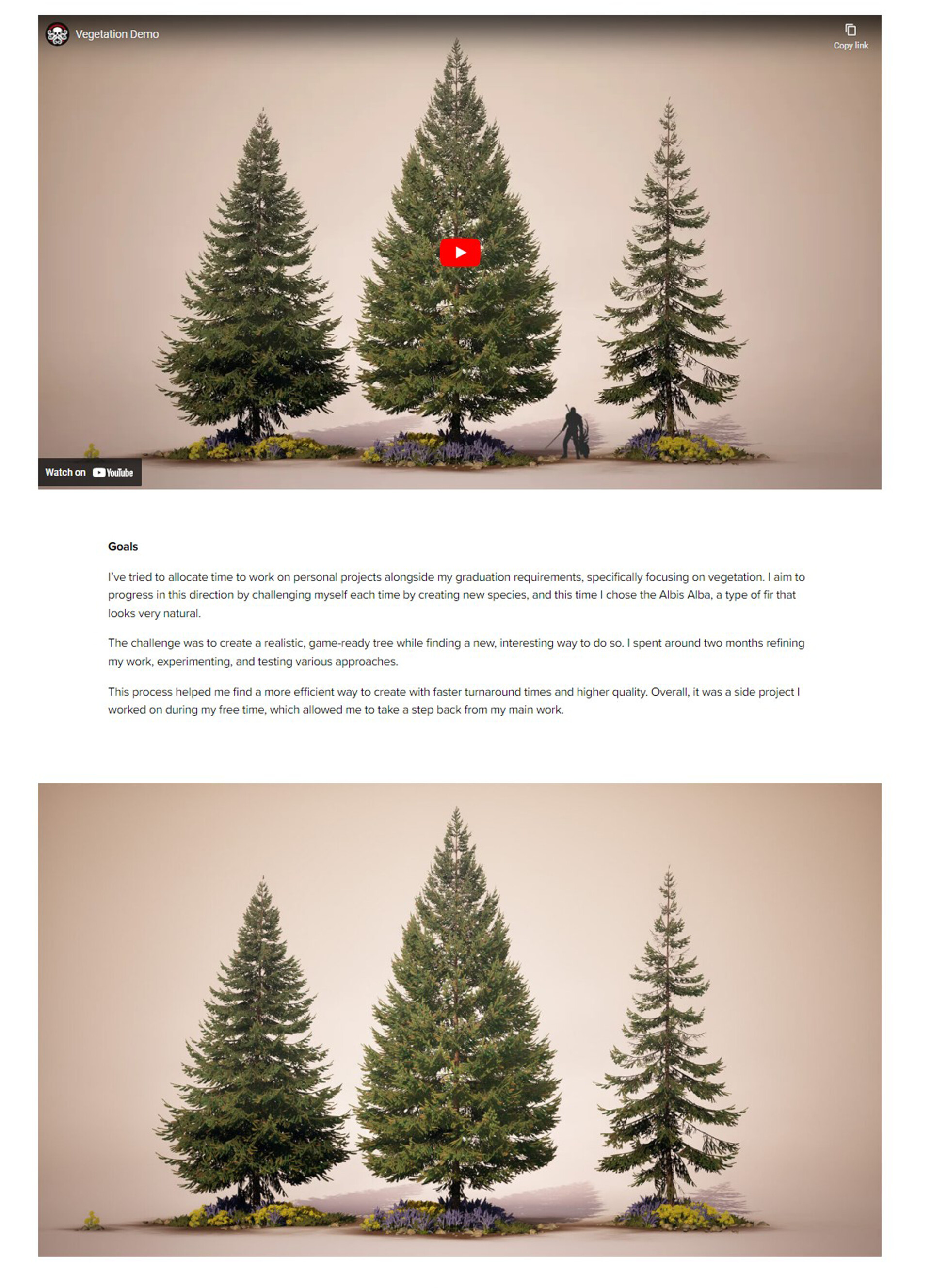 Quentin Rapicault - Abies Alba - Environment Breakdown - GamesArtist