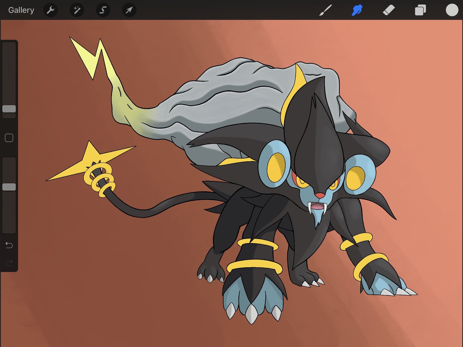ArtStation - Mega Luxray (Concept Design)