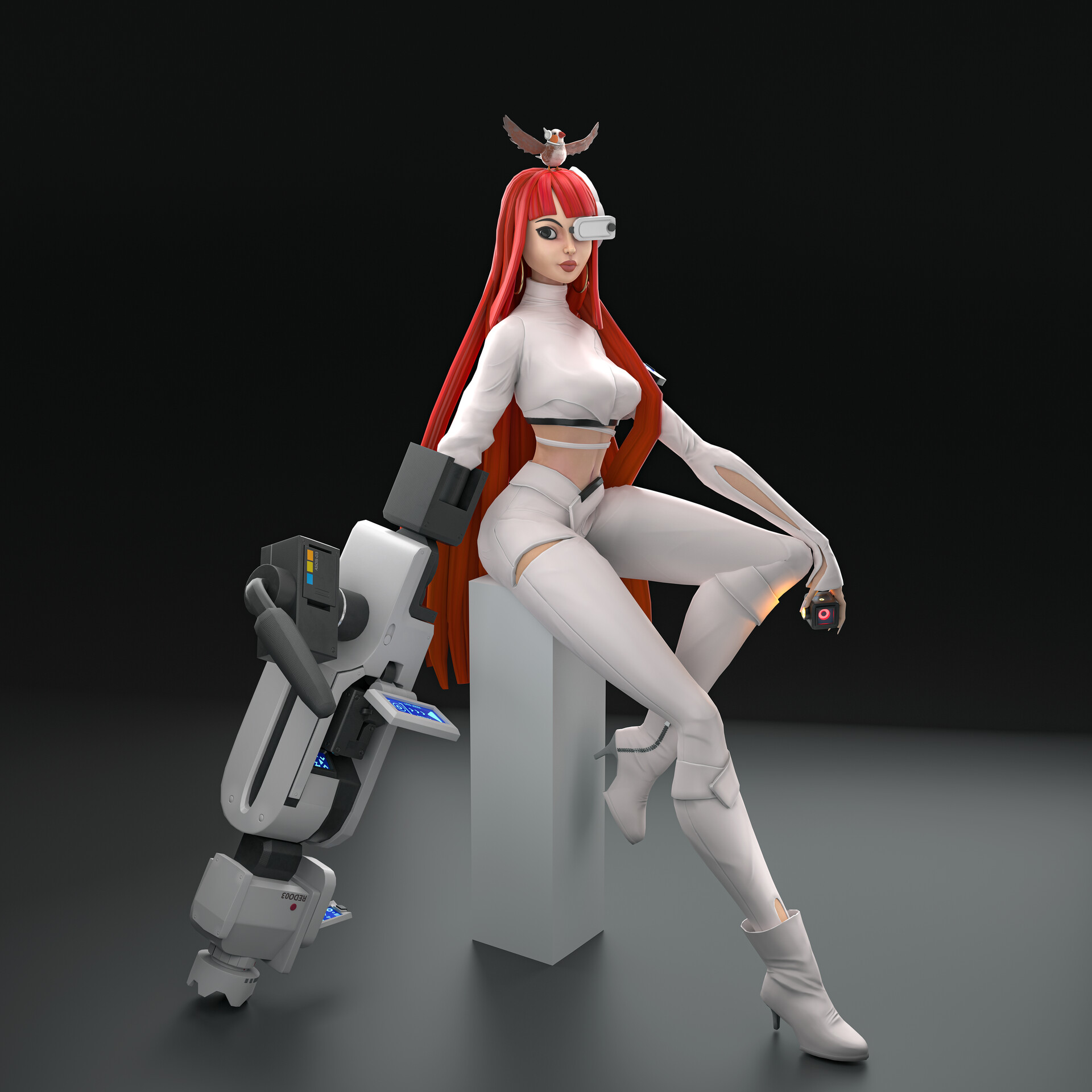 ArtStation - 3D stylized girl