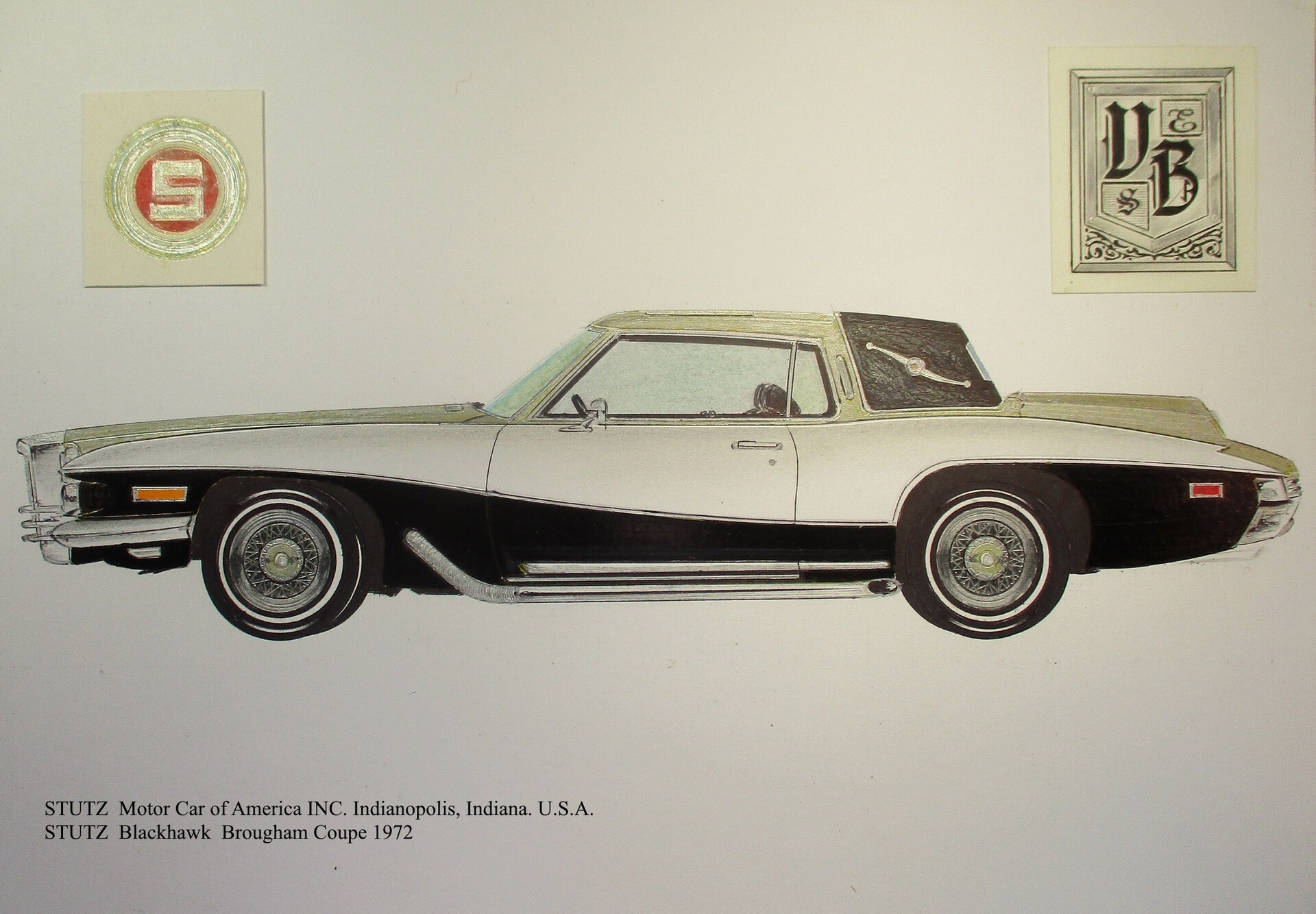 ArtStation - STUTZ Motor Car of America INC. STUTZ Blackhawk Coupe 1972