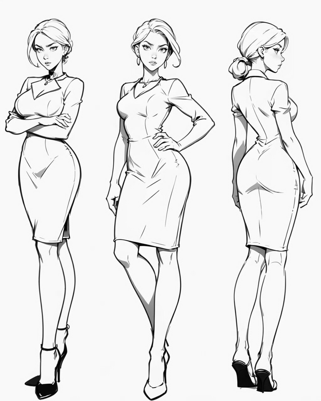 4K Anime Reference Art for Artists and Enthusiasts - 486 Skin Tight ...