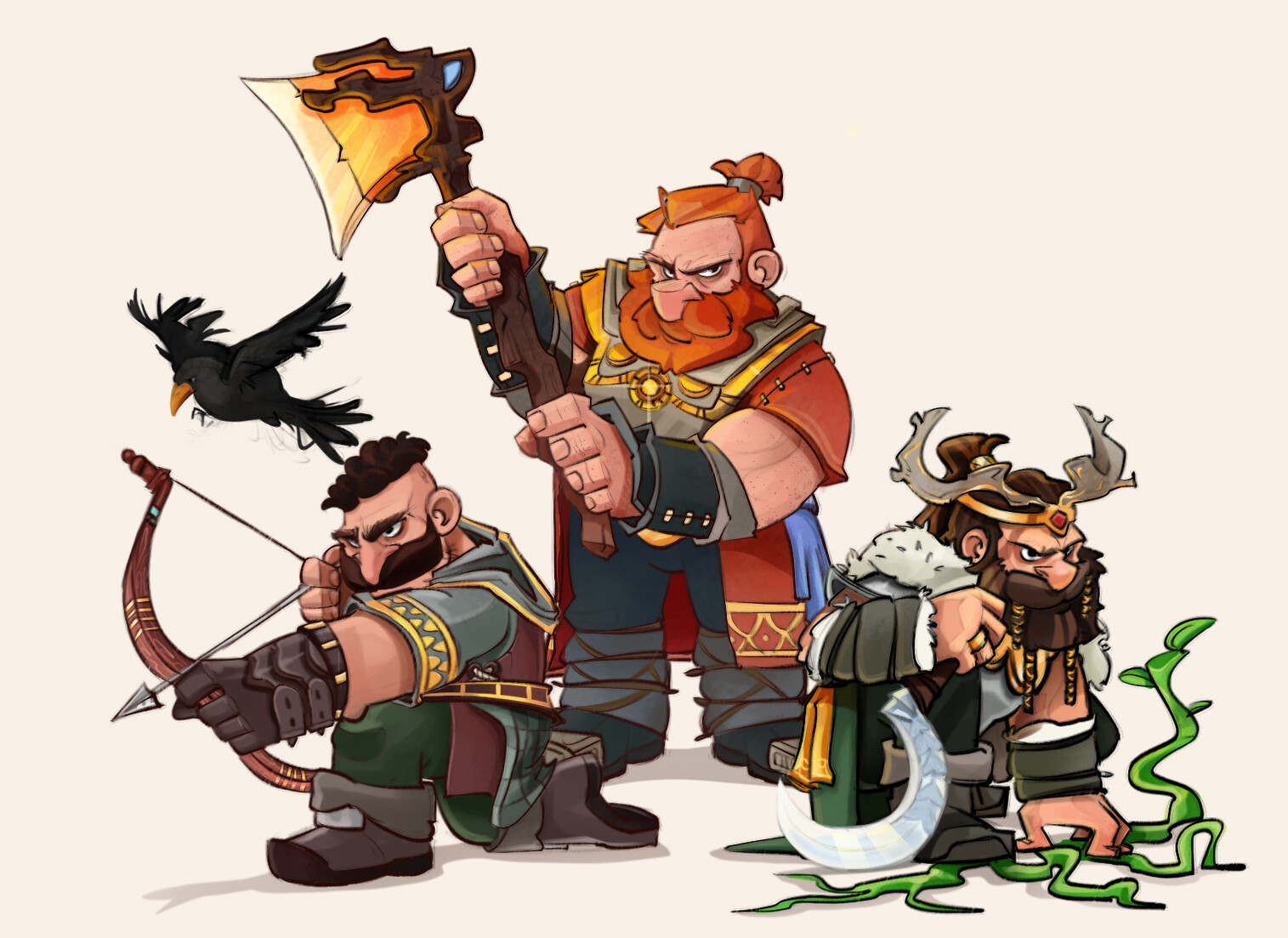 ArtStation - They're a party I lead in my D&D universe.