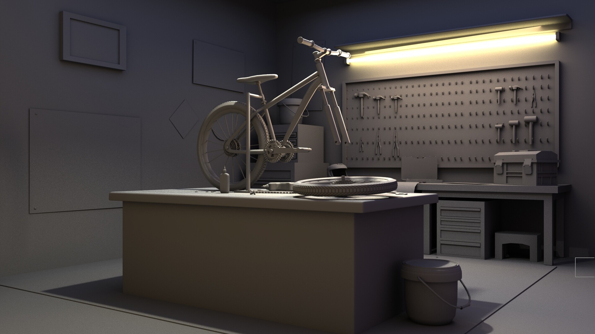 ArtStation - Indoor Garage