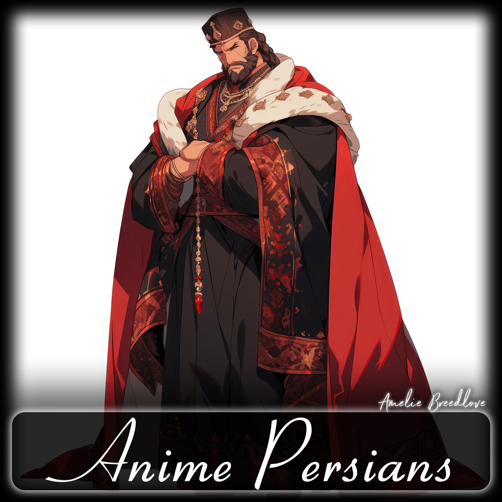 ArtStation - 200 Anime Persians (Full Body) Reference Pack | 4K | v.10