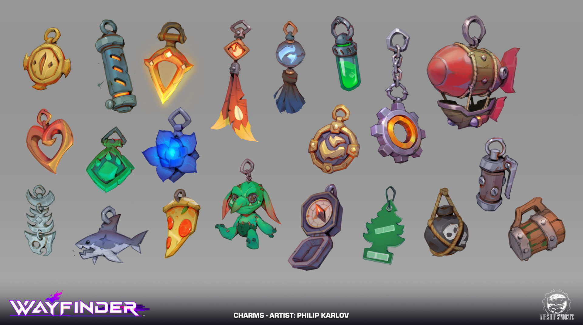 Philip karlov - Wayfinder - Icons and Items