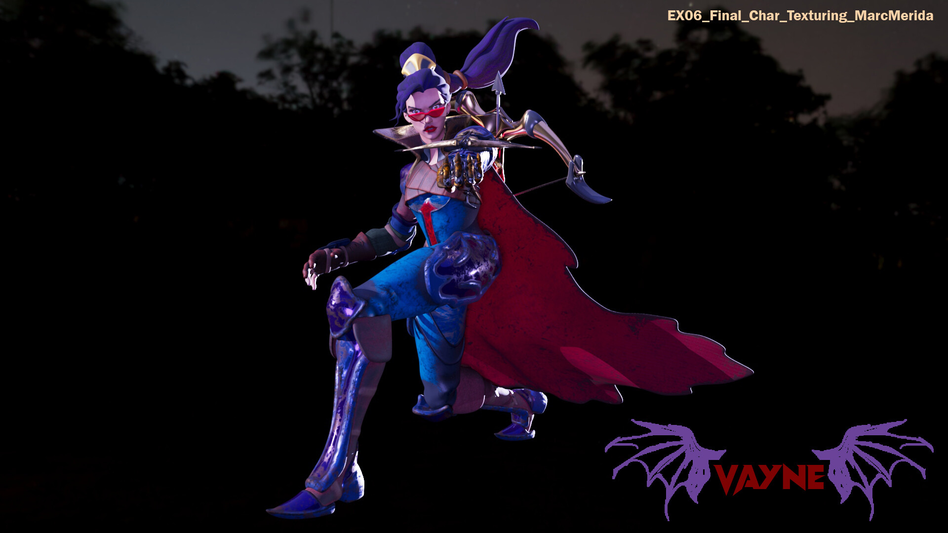 ArtStation - Vayne textures and LookDev