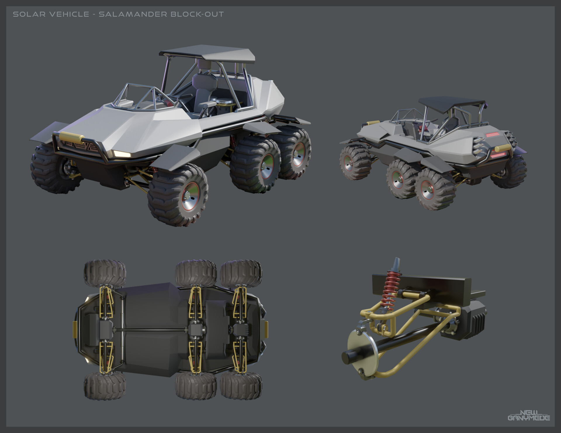 Niwa Jongkind - Solar Vehicle - The Salamander