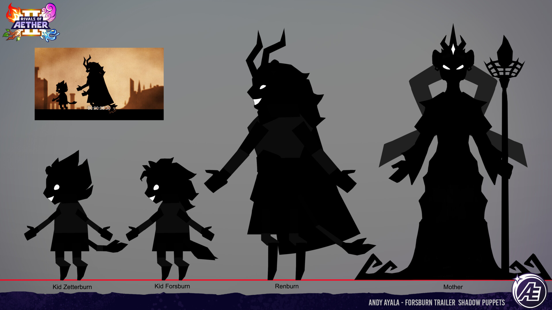 Andy Ayala - Forsburn Shadow Puppet Trailer Assets