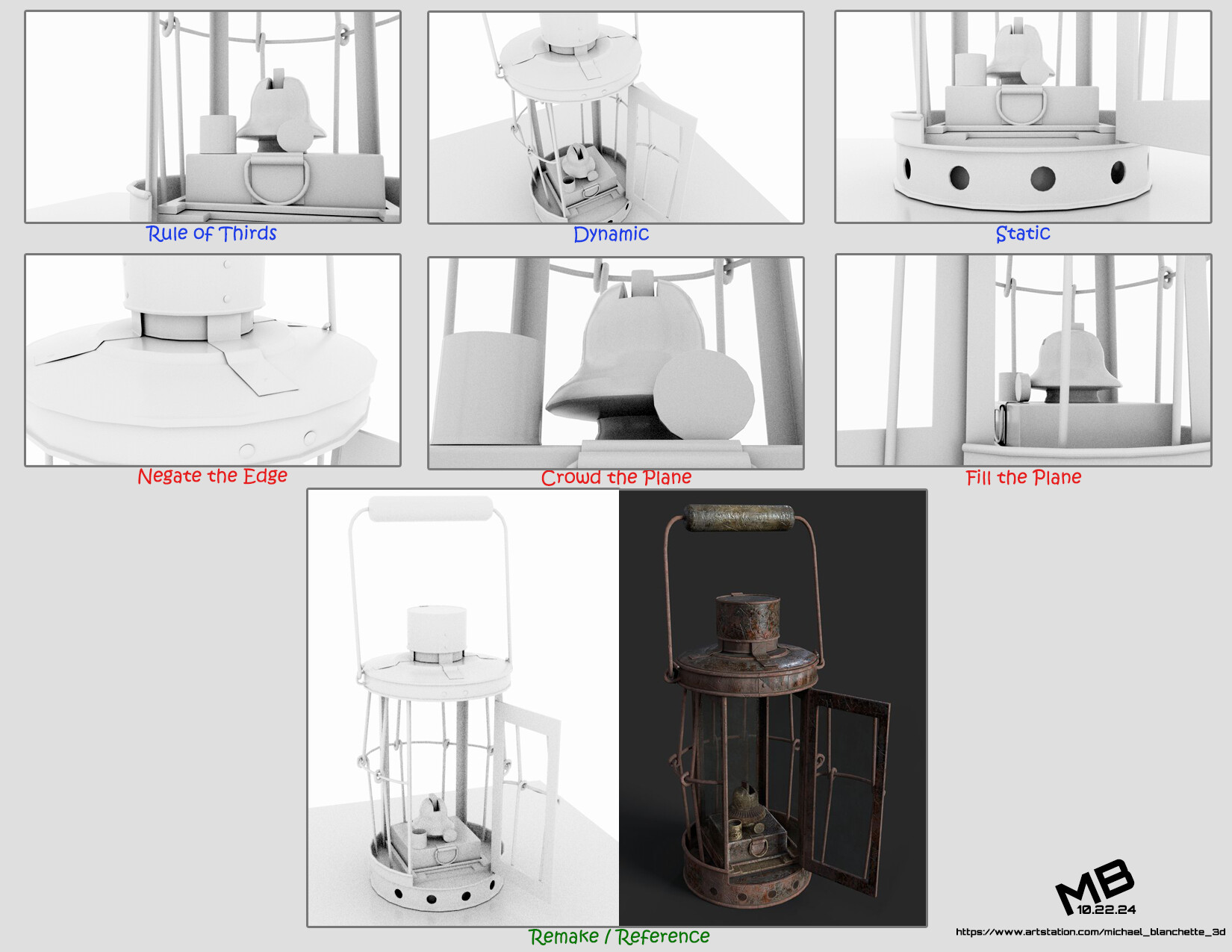 ArtStation - Lantern Practice Model