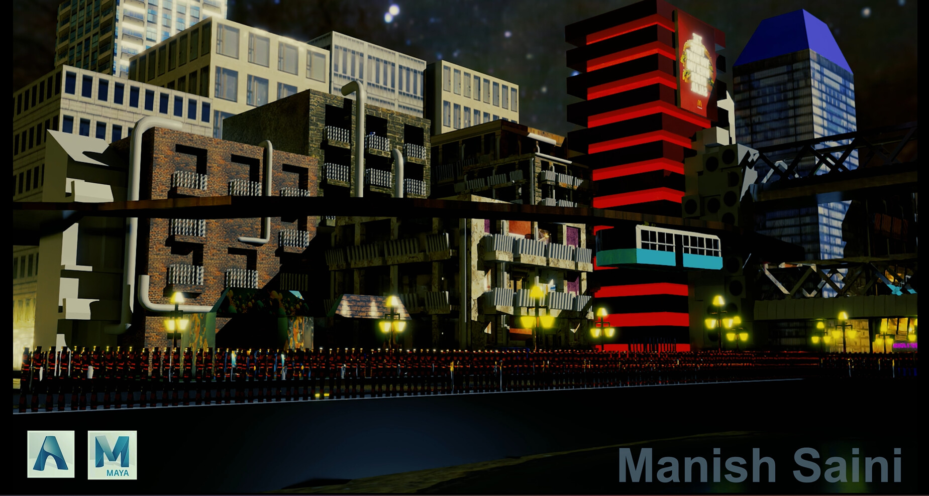 ArtStation - 3D Environment Night