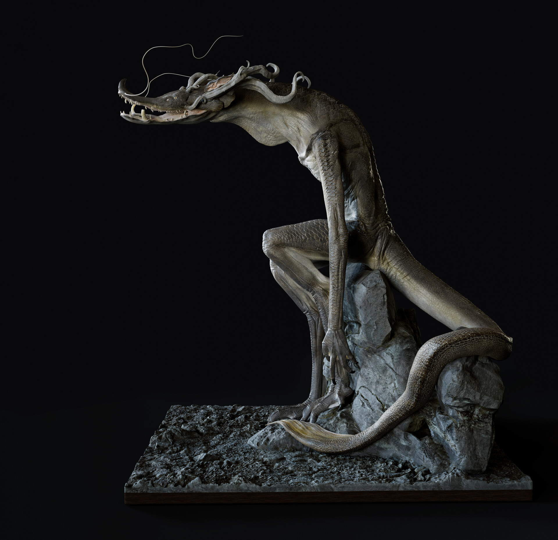 ArtStation - Deep Pool Dragon Immortal