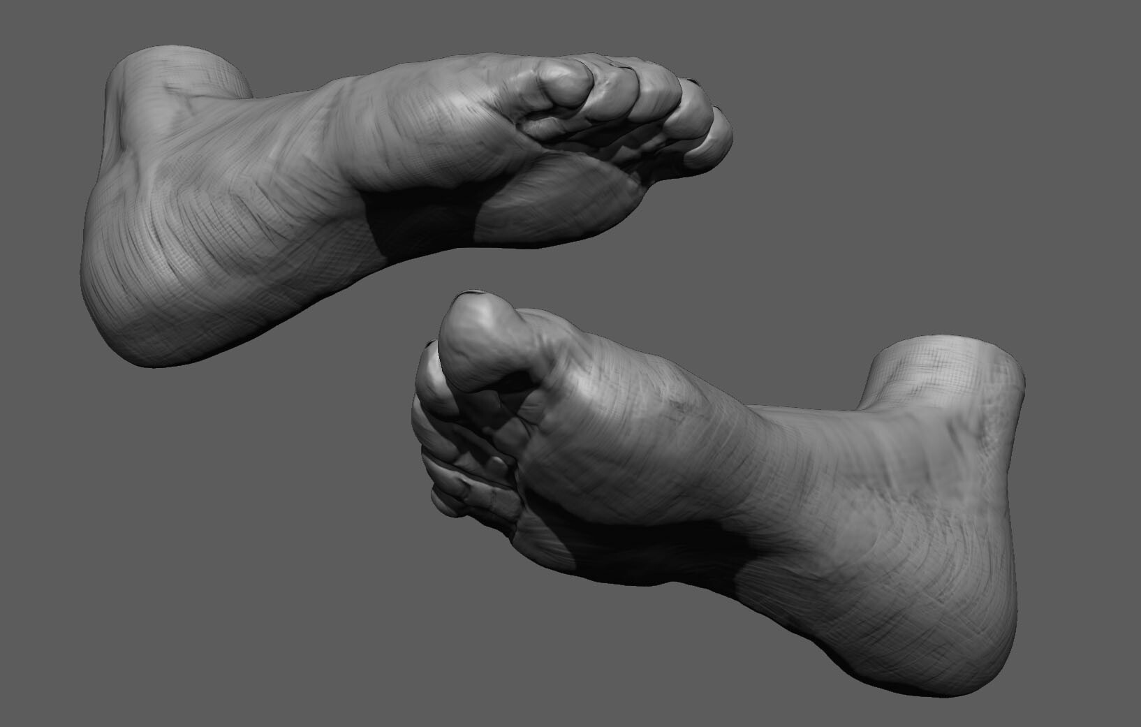 ArtStation - Foot Sculpt Practice