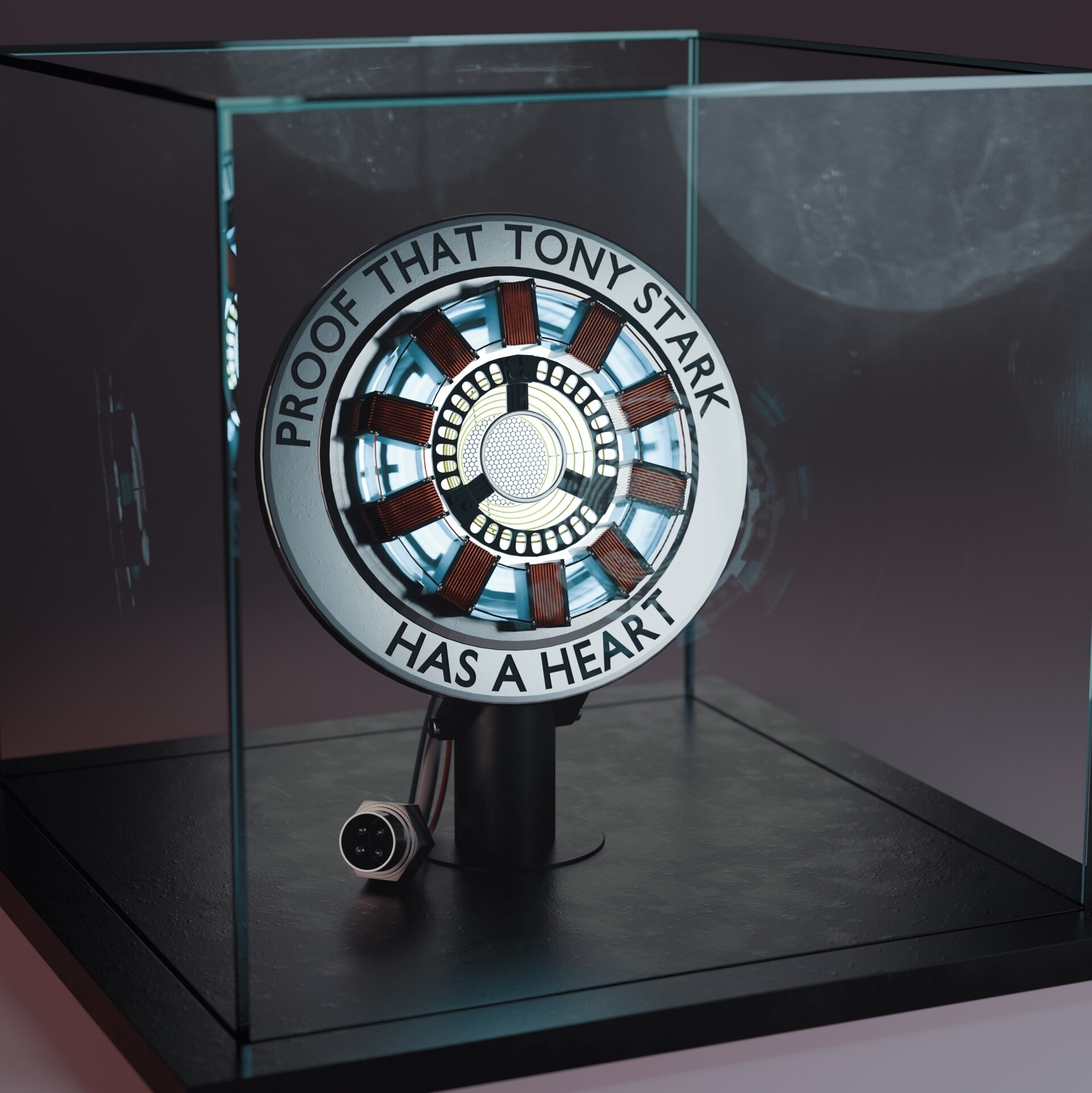 ArtStation - Tony Stark Heart Reactor