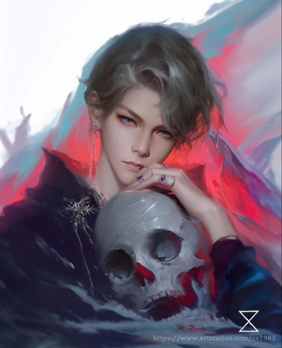 ArtStation - 红色的摇椅-by-ruoxin zhang-张若昕-JACK-XO的第5张画-(非AI)