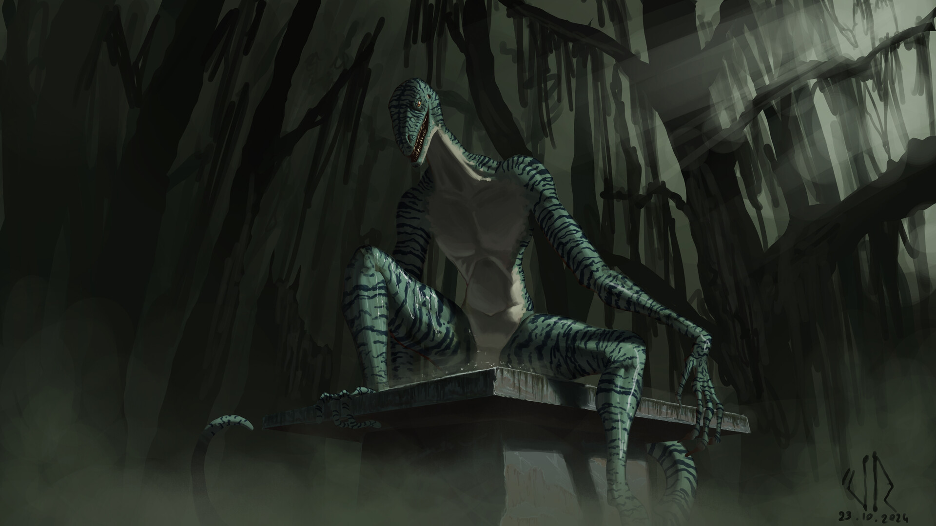 ArtStation - Swamp Lizard