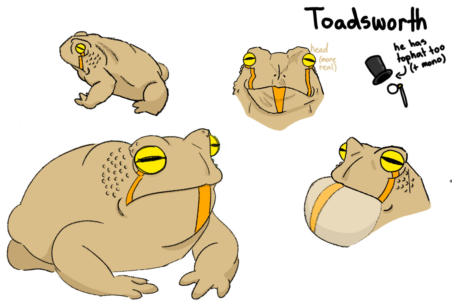 ArtStation - Toadsworth Character profile