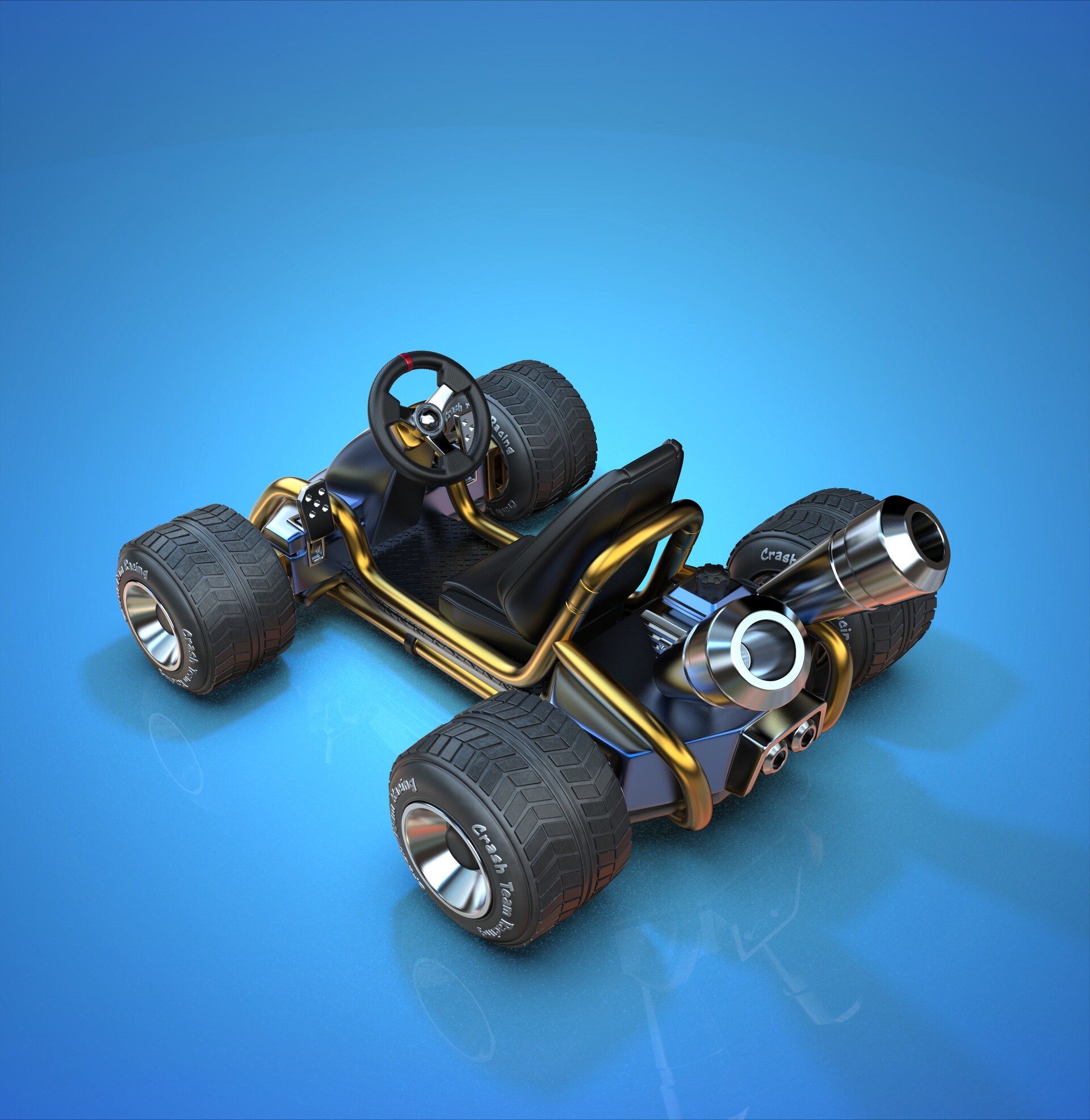 Thiago Davet - Crash Team Racing Nitro Fueled (fanart)