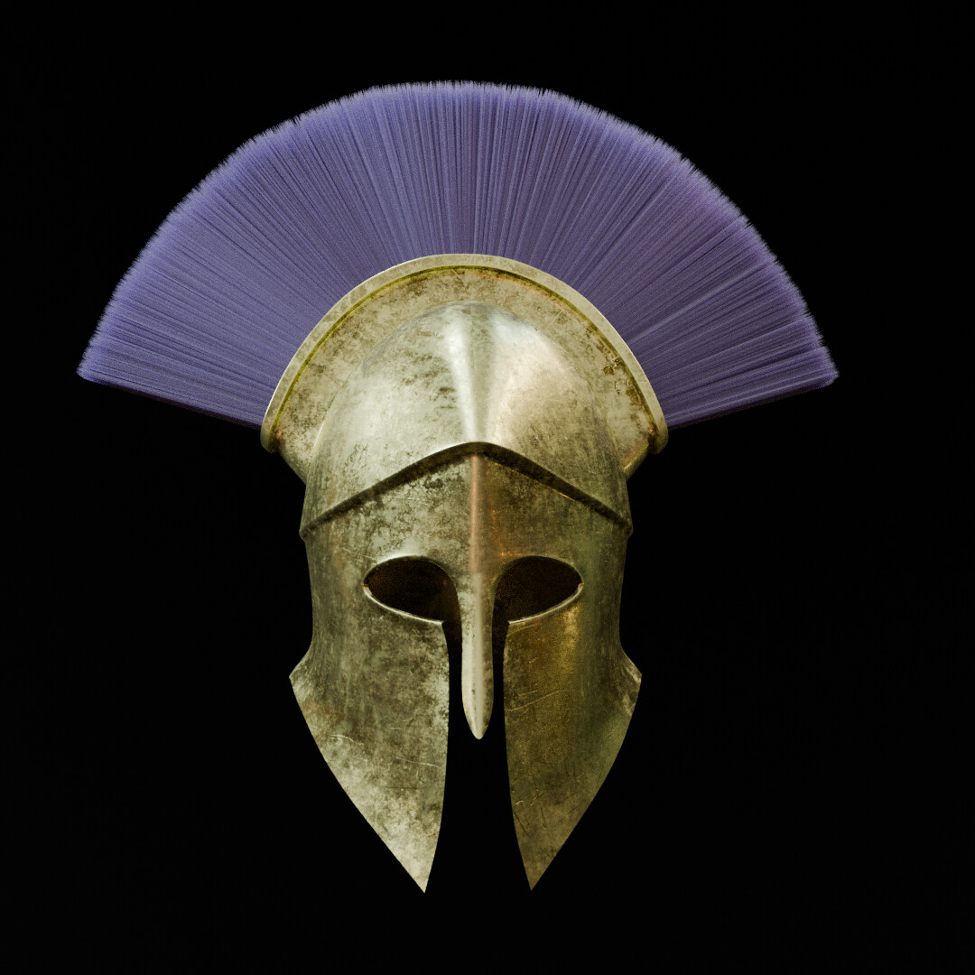 ArtStation - Greek Helmet Study
