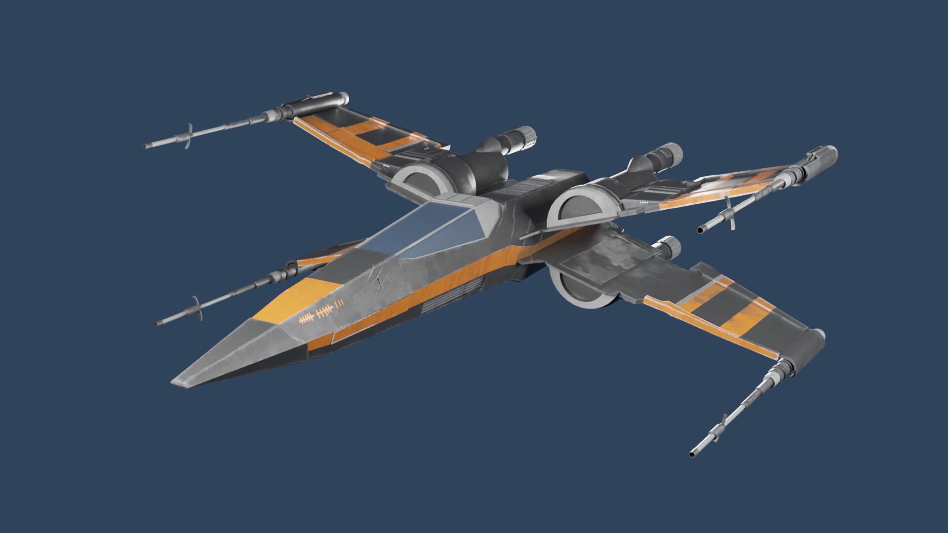 ArtStation - X-Wing 3D game-dev