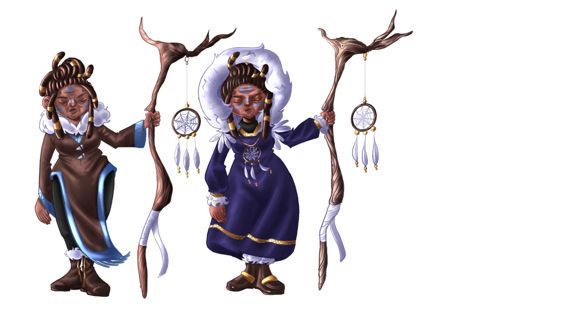 ArtStation - Character Design : Night and Scape