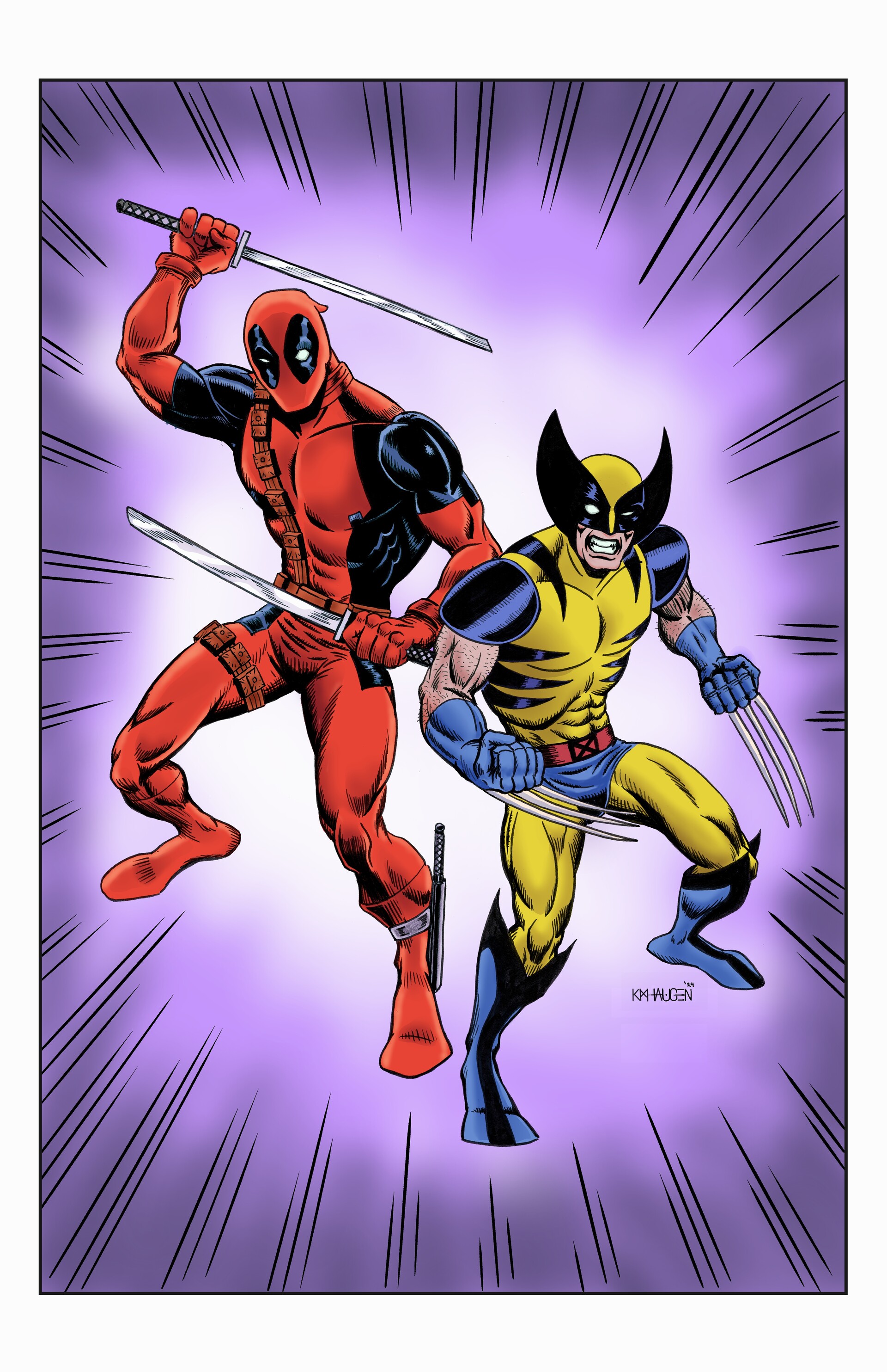 ArtStation - Deadpool Wolverine Commission