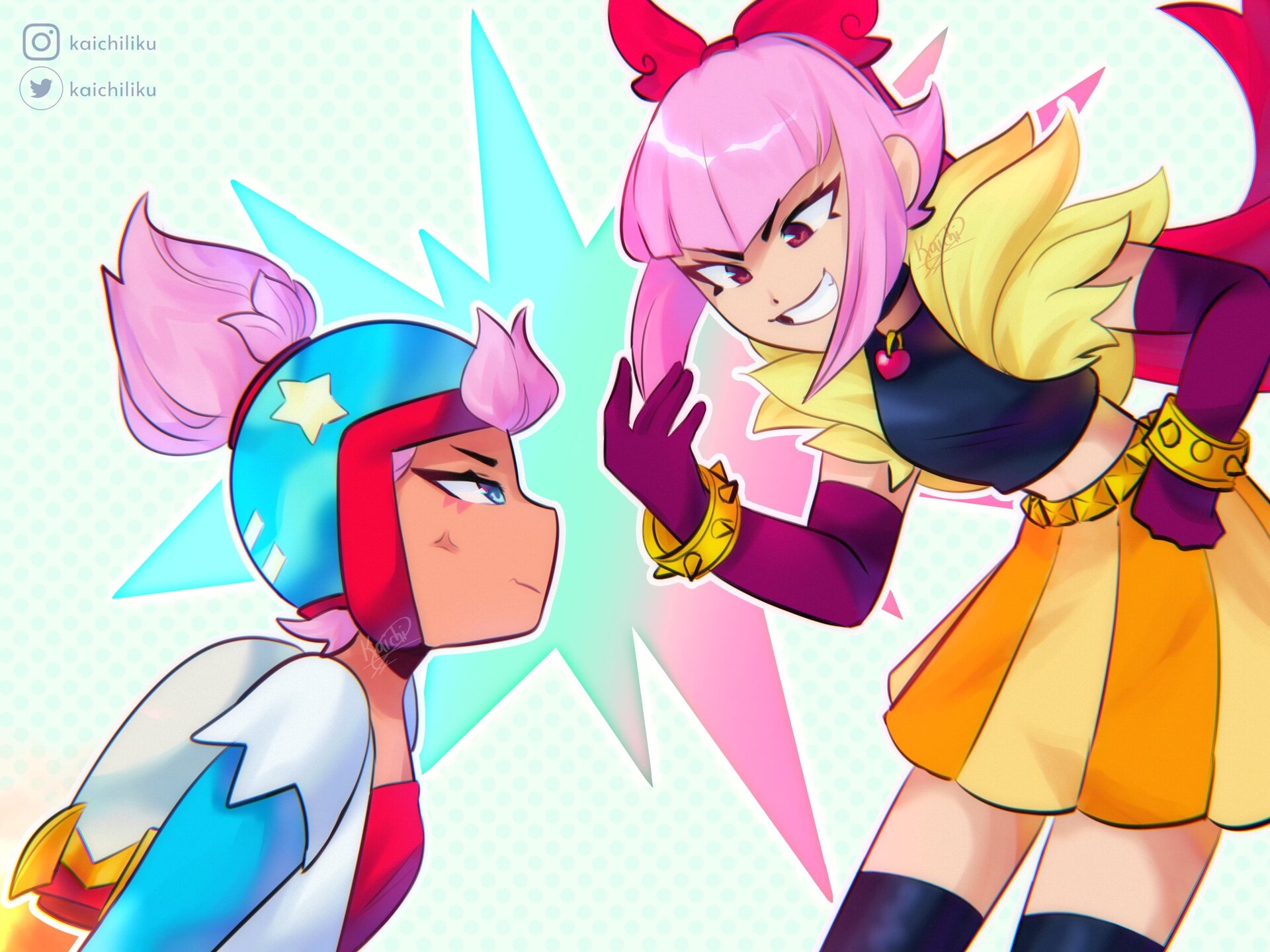 ArtStation - Melodie vs Janet!!