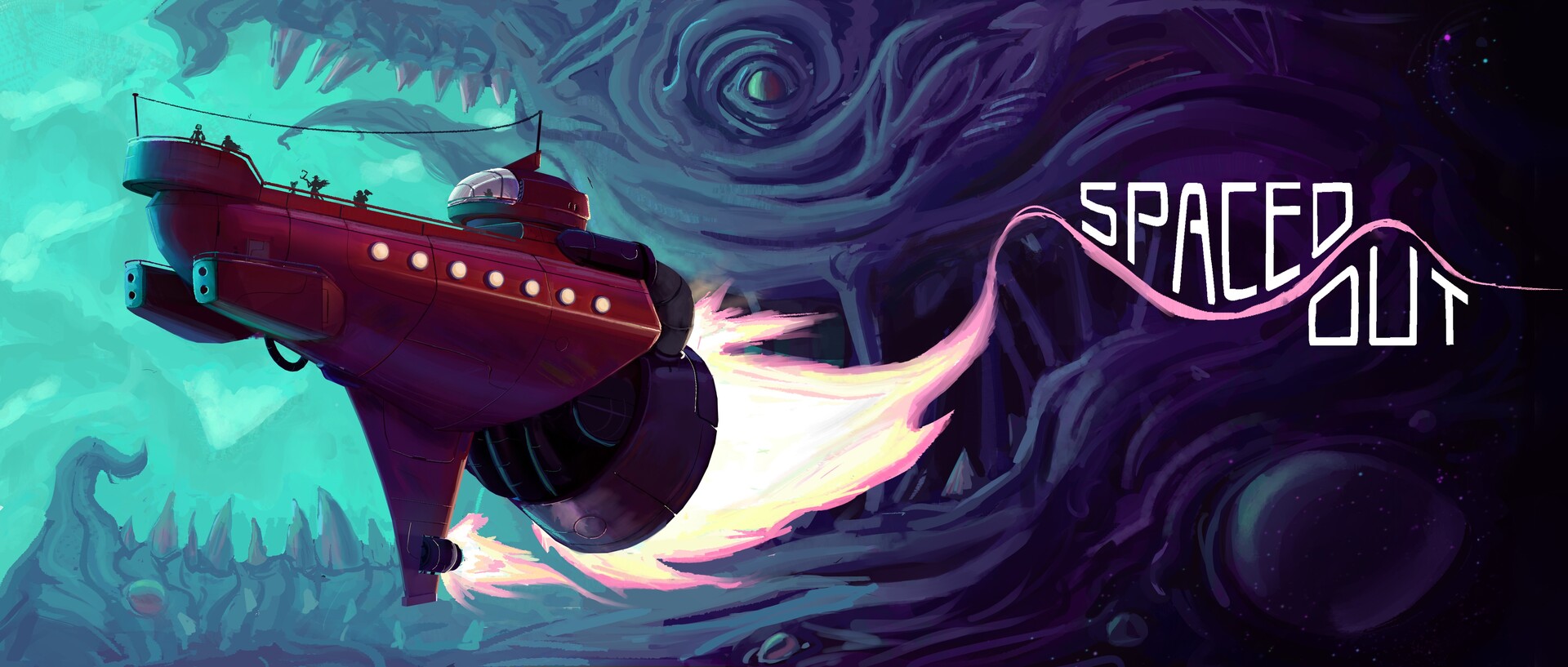 ArtStation - Spaced Out - Title Illustration