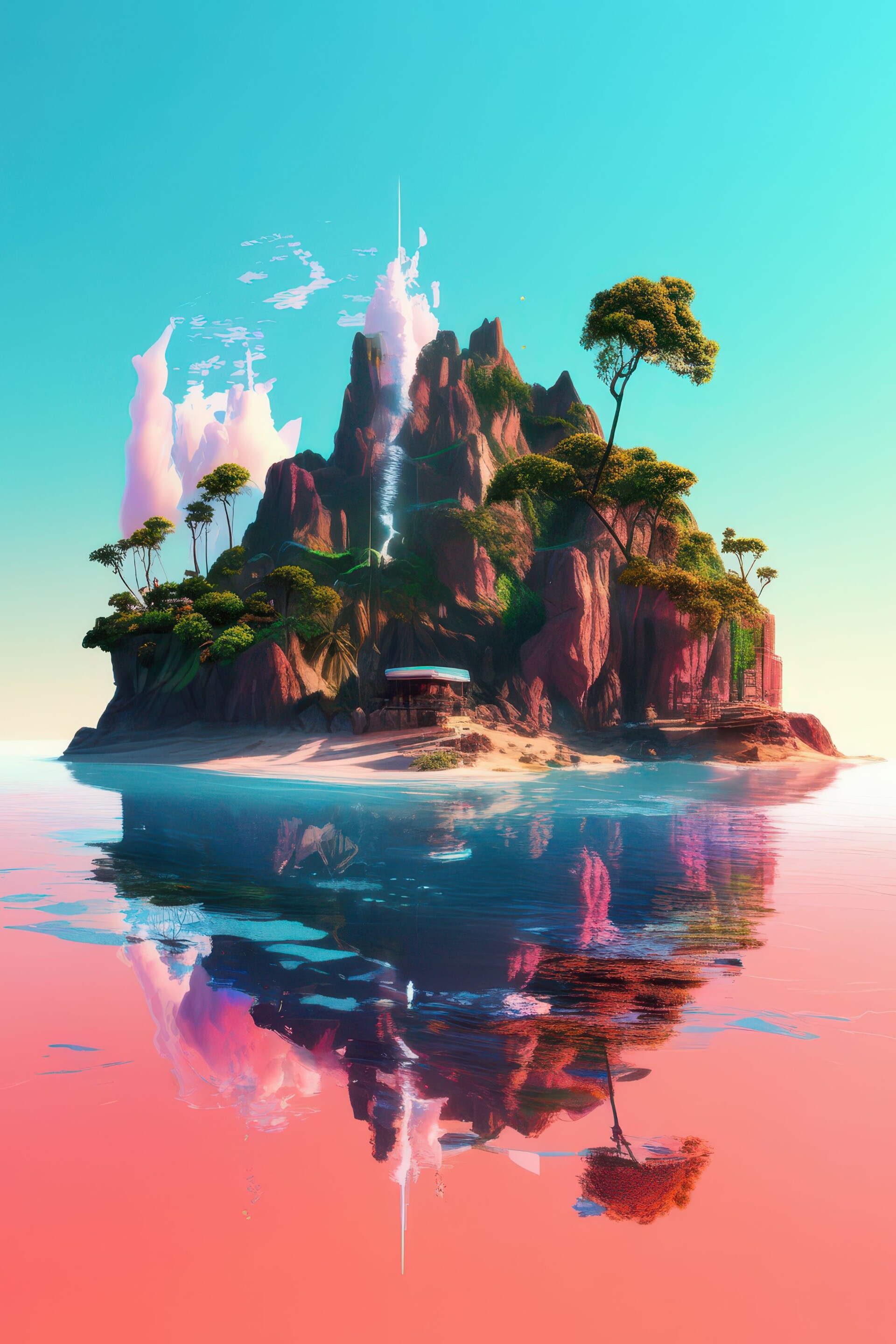 ArtStation - Beautiful Abstract Landscape