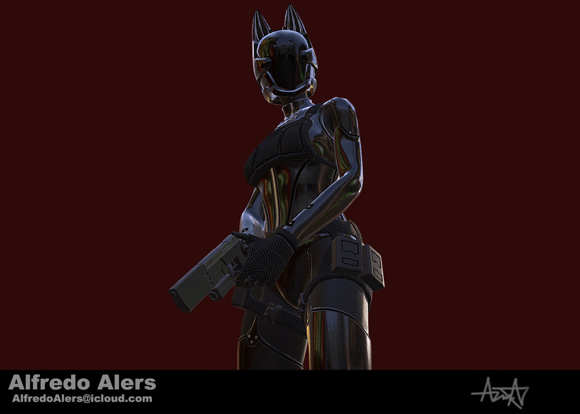 ArtStation - Cyber Assassin