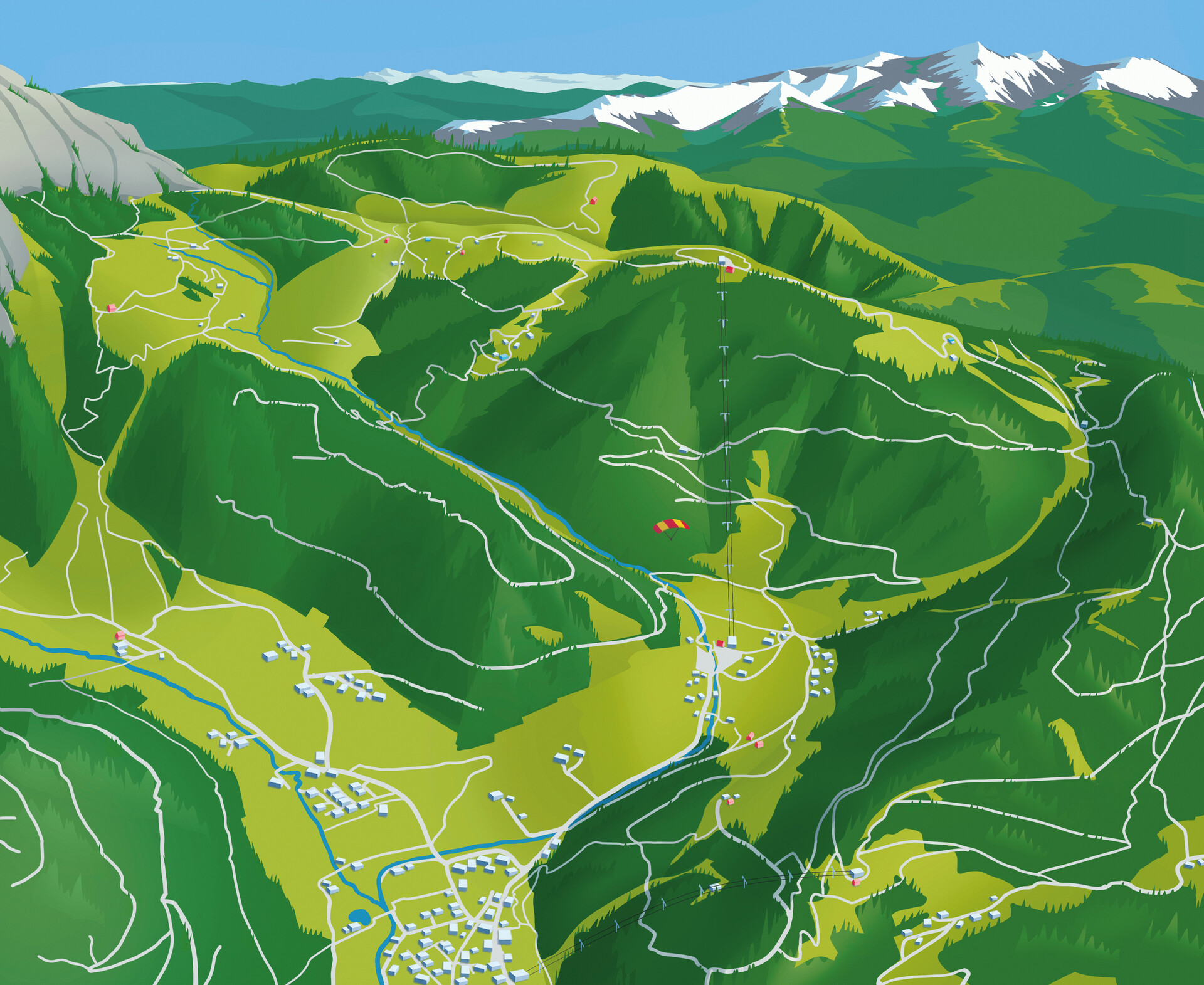 ArtStation - Hiking summer map