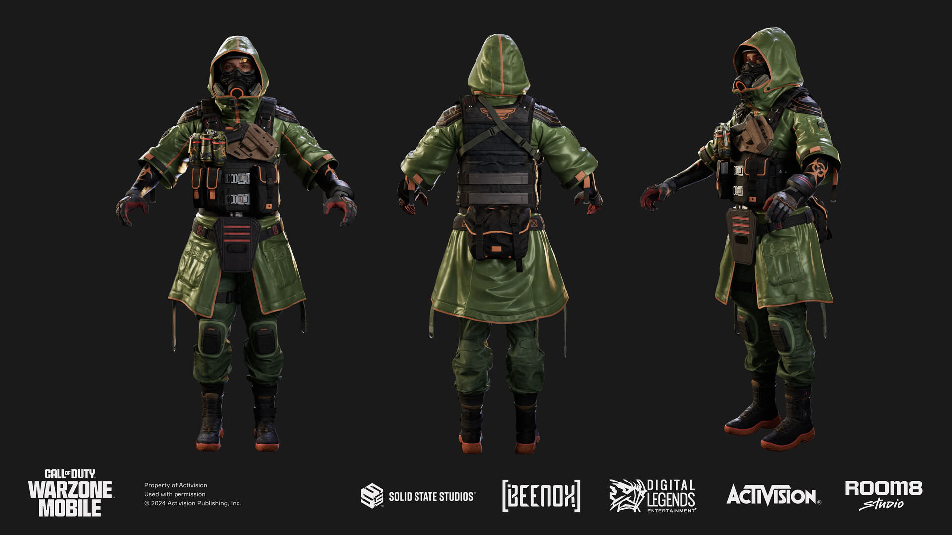 Room 8 Studio - Portfolio - 3D Characters (Call of Duty: Warzone Mobile)