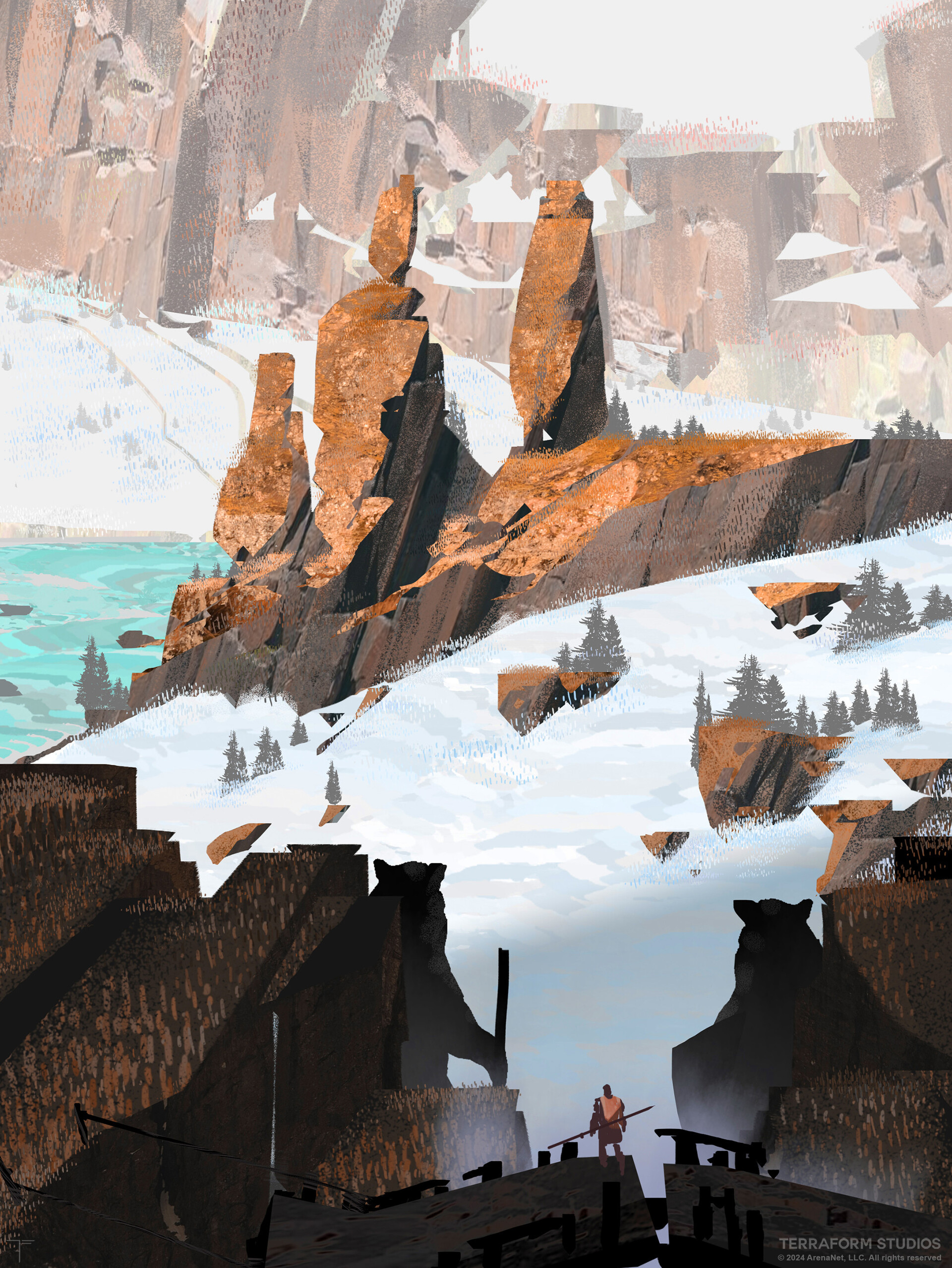 Chiu Chiu - Guild Wars 2 : Janthir Wilds Fjord and Central Region Concepts