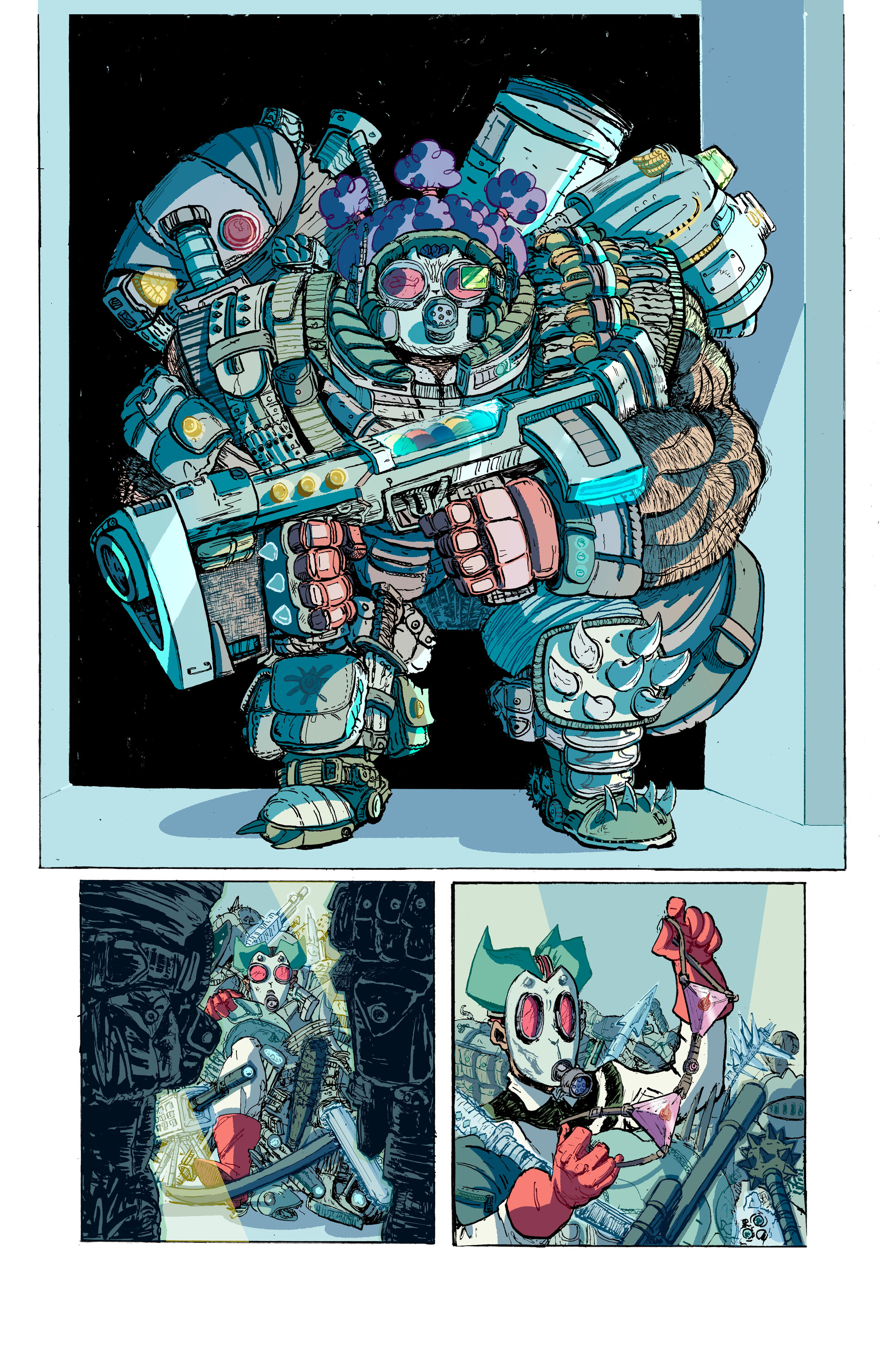 ArtStation - The Routine Issue 2 Pencils, Inks, Letters by me, Stegall ...