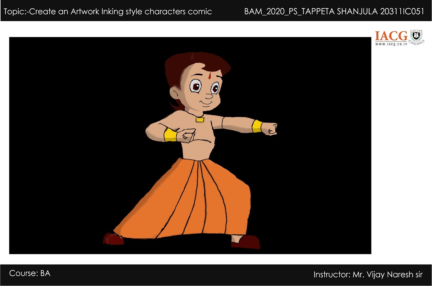 ArtStation - Create an Artwork Inking style characters comic