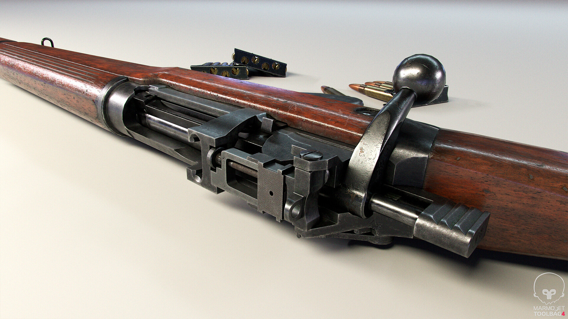 ArtStation - Lee-Enfield №4 Mk 1 Maltby