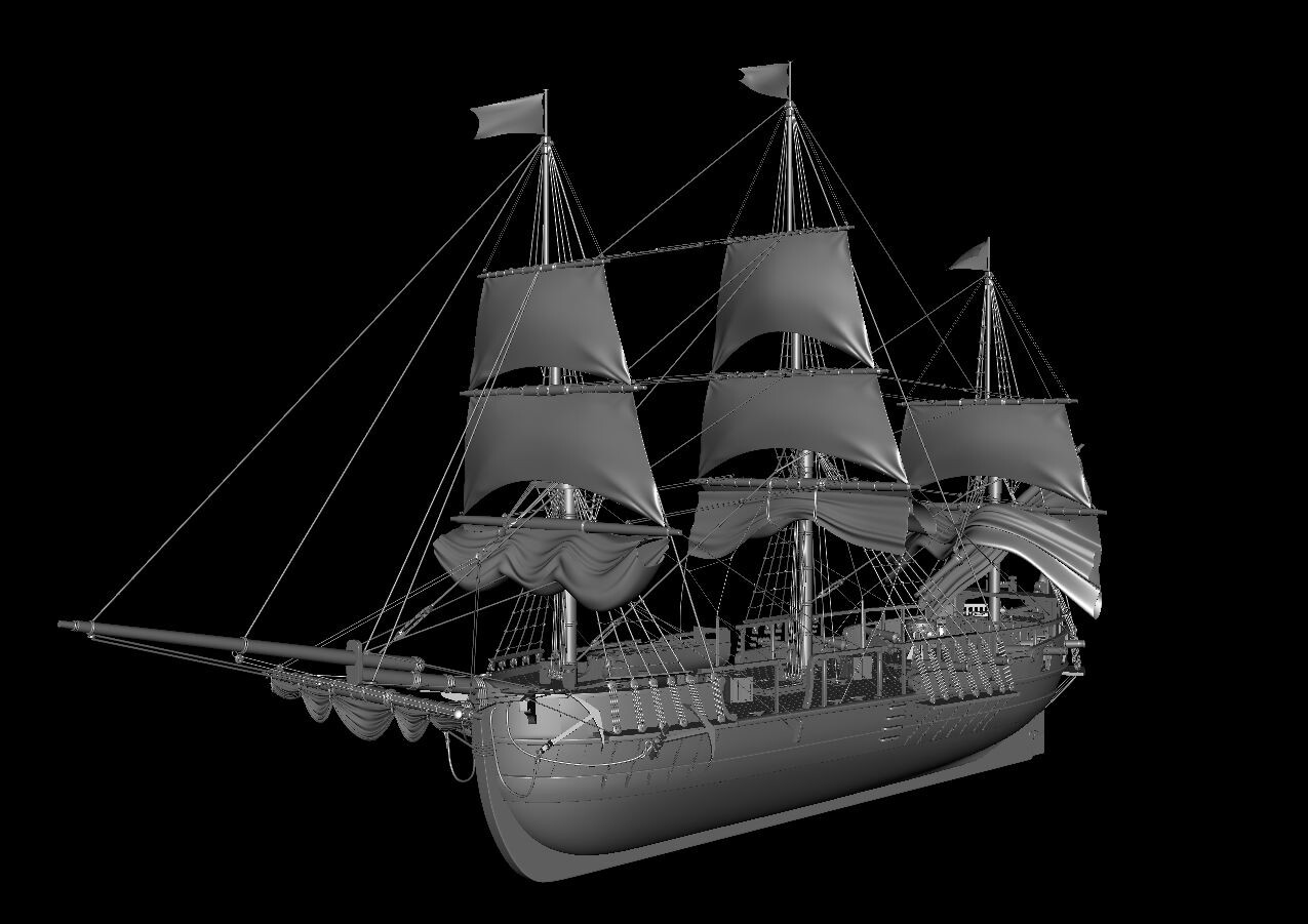 ArtStation - Retro Ship